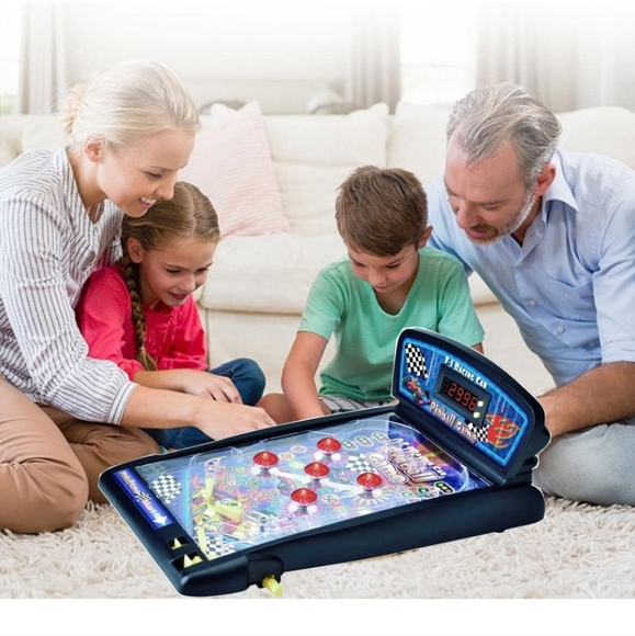 Arcade | Toys | Racing Car Tabletop Pinball Game Electronic Lights ...